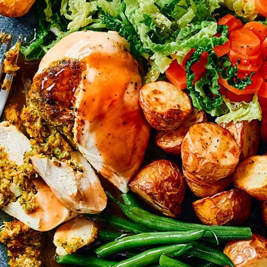 Roast Chicken Dinner – Plan Eat Meal Prep